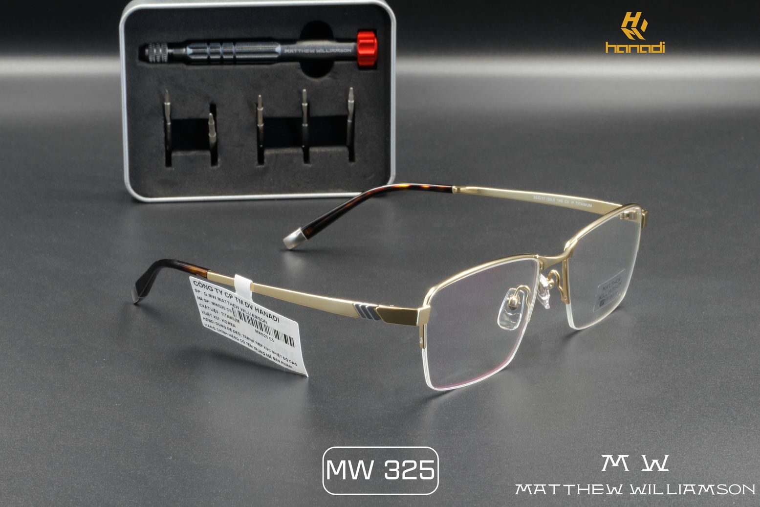 G. TITANIUM MATTHEW WILLIAMSON MW325